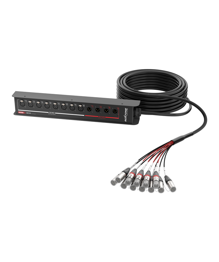 Floor stage box Multicore Systems - 8 inputs – Vision Plus